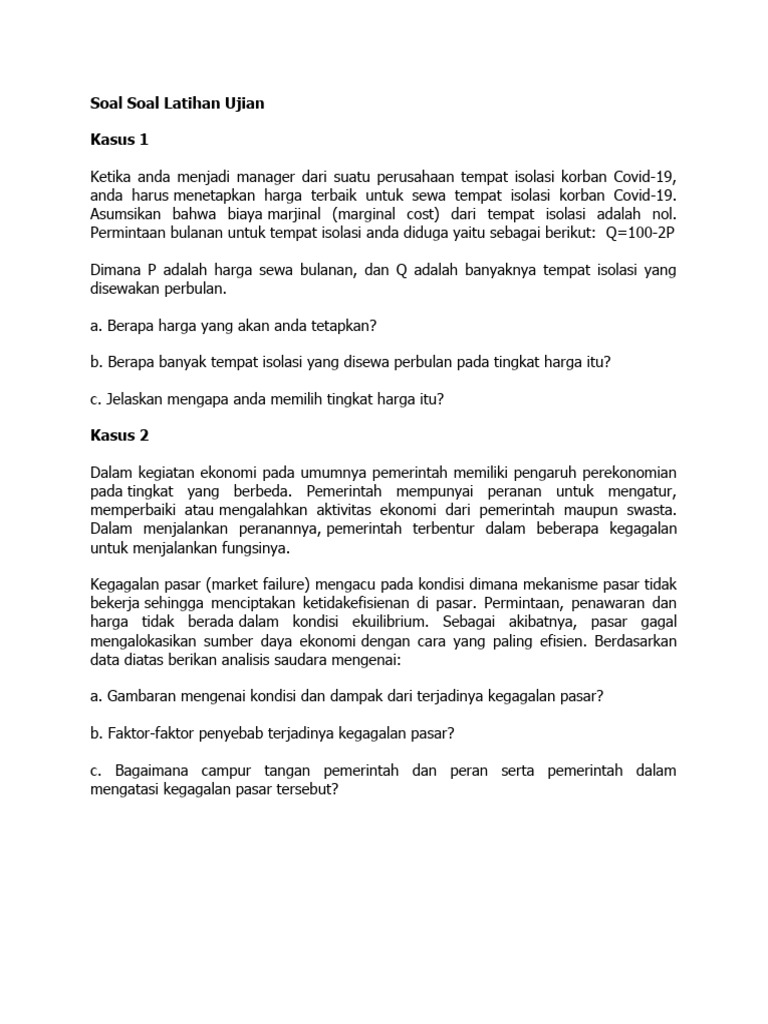 Soal - Lat UTS | PDF