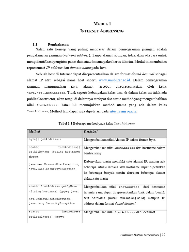 Modul1 Terdistribusi | PDF