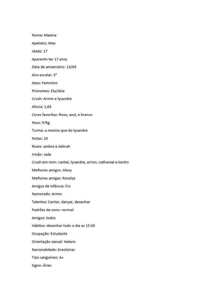 Script Amor Doce (Terminado) | PDF