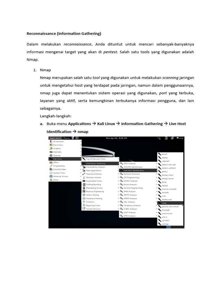 Panduan Nmap untuk Reconnaissance Pentest | PDF