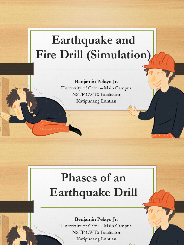 DRRM Module Earthquake and Fire Drill | PDF