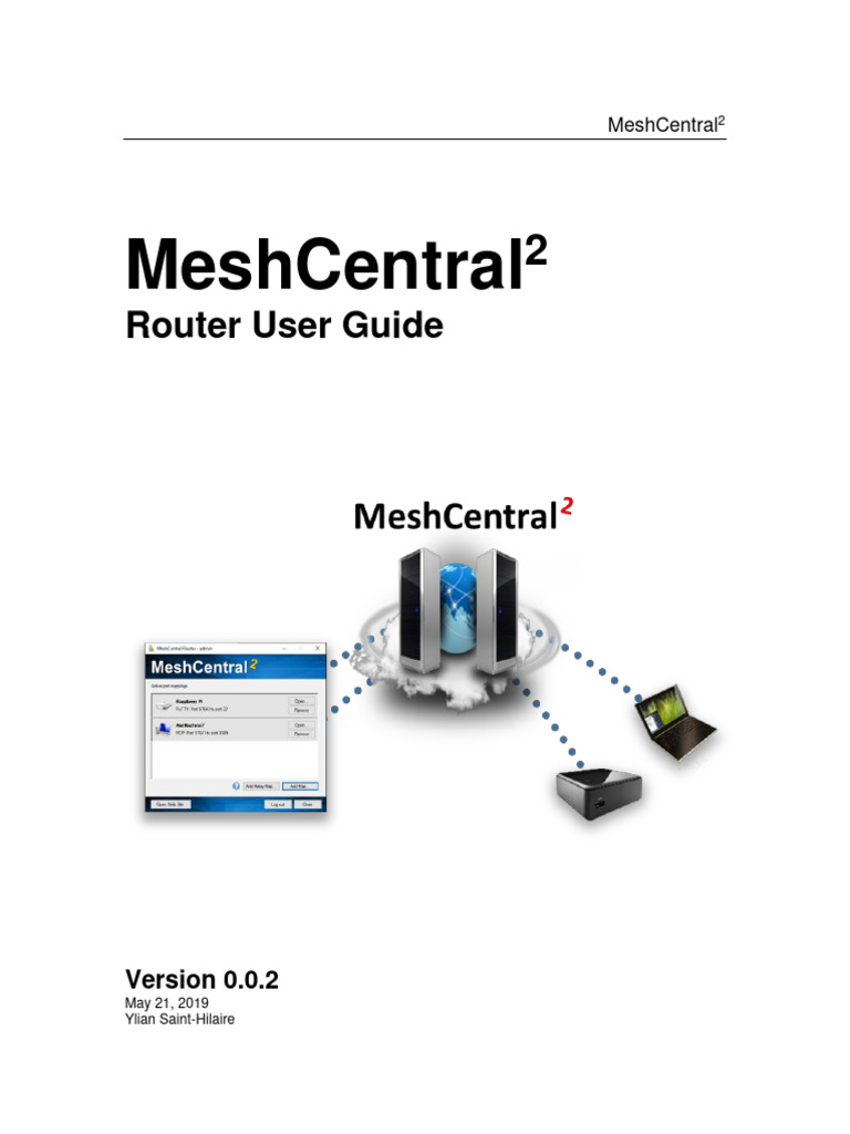 Mesh Central 2 Router User Guide Download Free Pdf Port Computer Networking Router