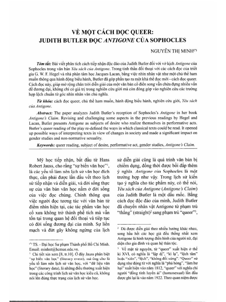 Một cách đọc Queer | PDF