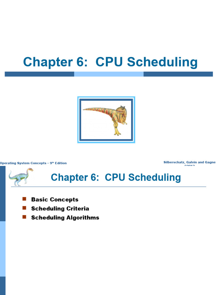 Cpu Scheduling | PDF Cpu Scheduling | PDF