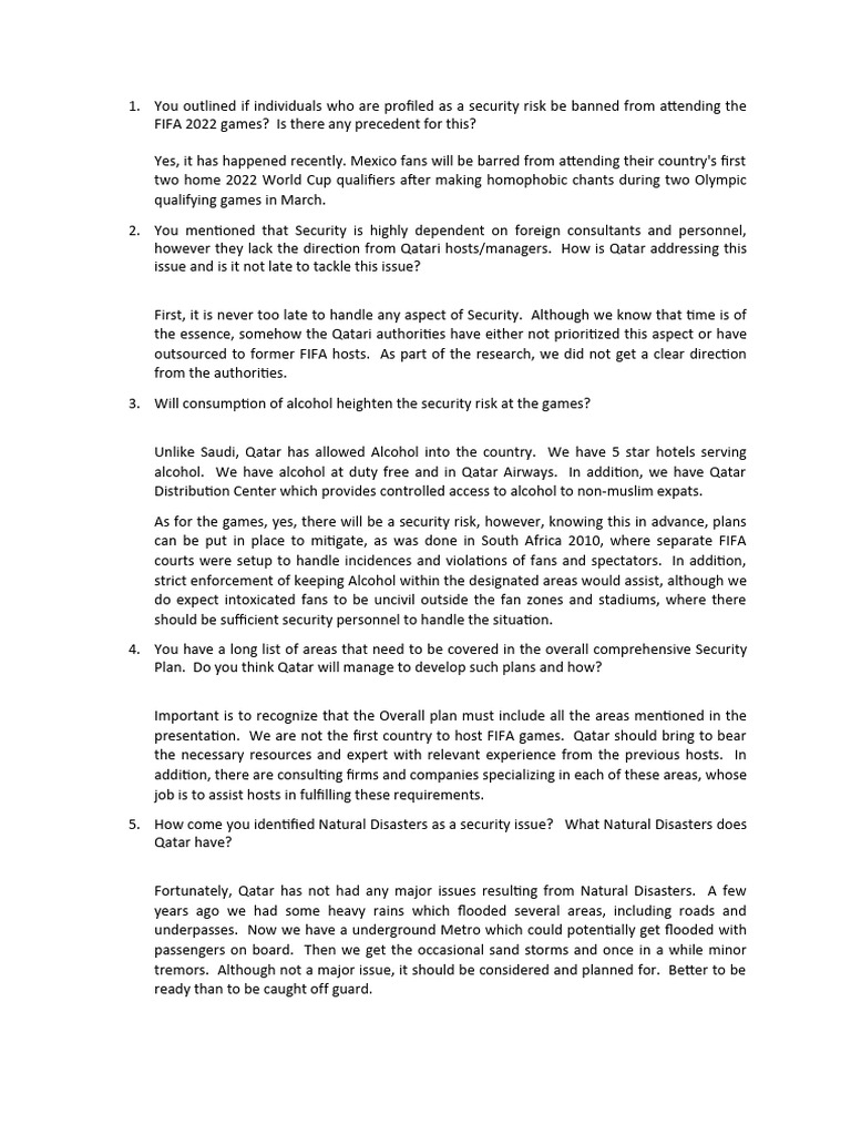 Questions and Answers | PDF