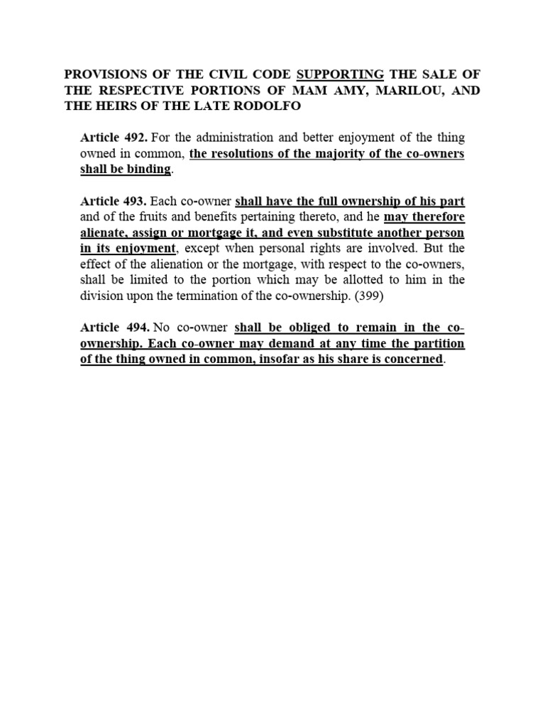 The New Civil Code | PDF | Business