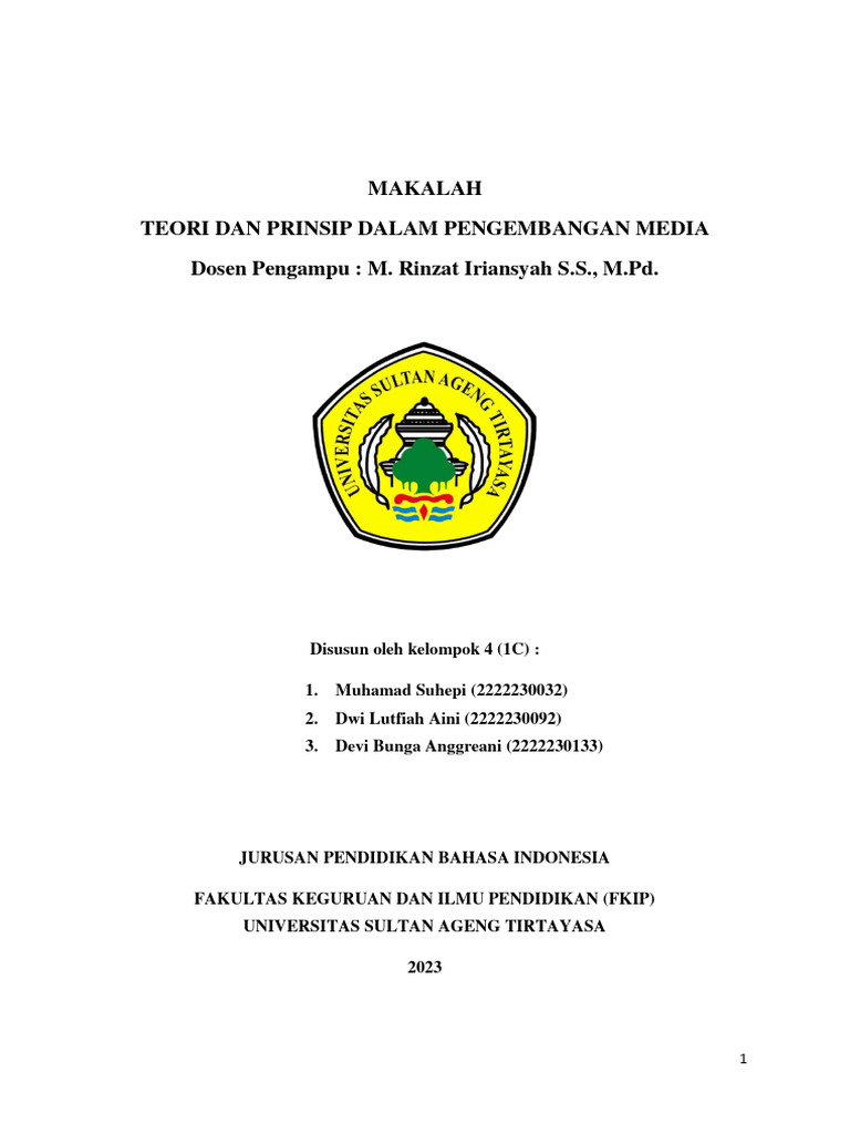 Makalah MK TI Kel 4 (1C) | PDF