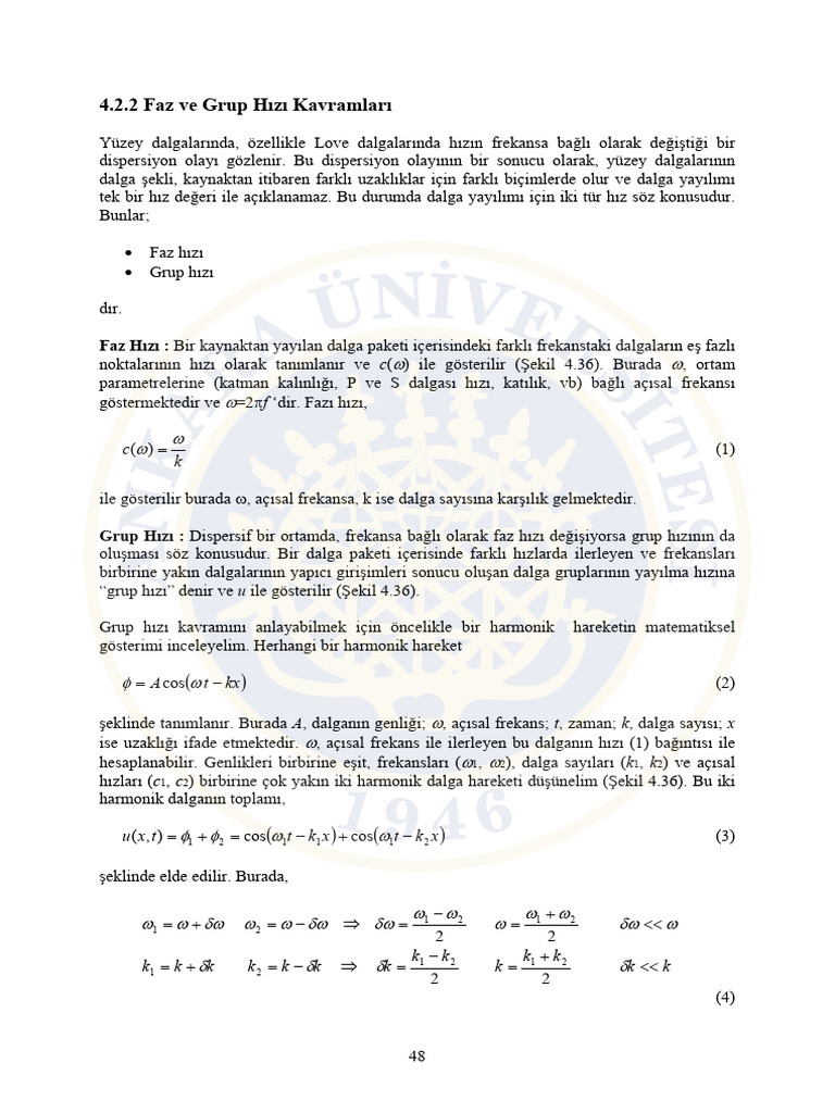 Ders_08_Sismik_Dalgalar_(Yuzey_Dalgalari_2) | PDF