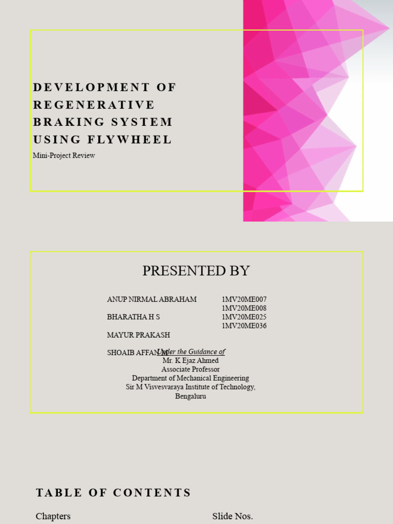 Mini Project Report | PDF | Brake | Power (Physics) Mini Project Report | PDF | Brake | Power (Physics)