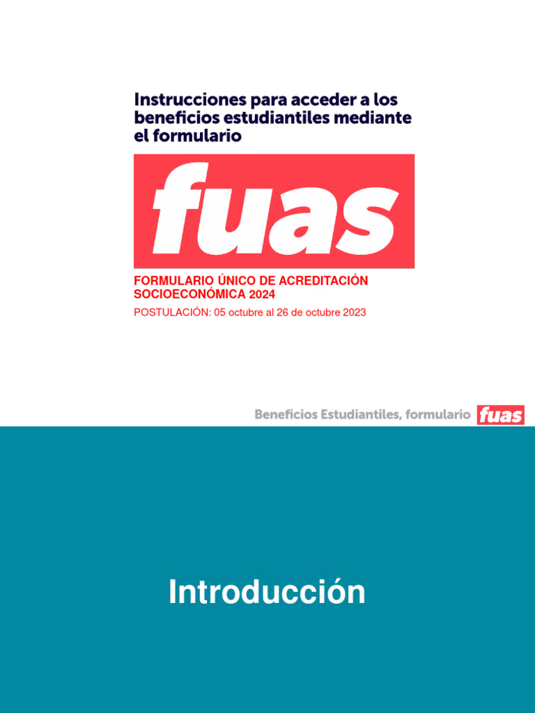 Postulación FUAS 2024: Fechas y Requisitos | PDF | Pensión