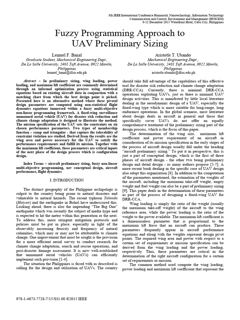 Fuzzy Programming Approach | PDF