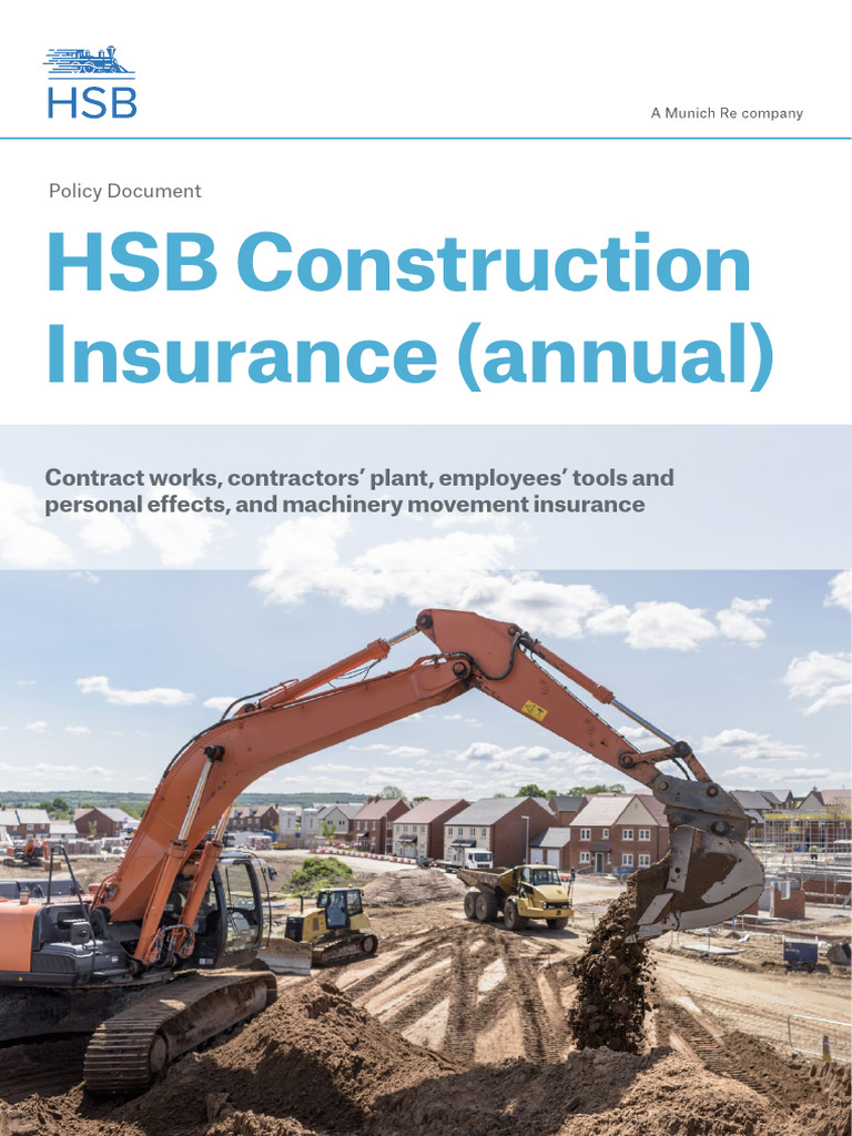 HSB Construction Insurance Annual ROI | PDF | Insurance | Employment