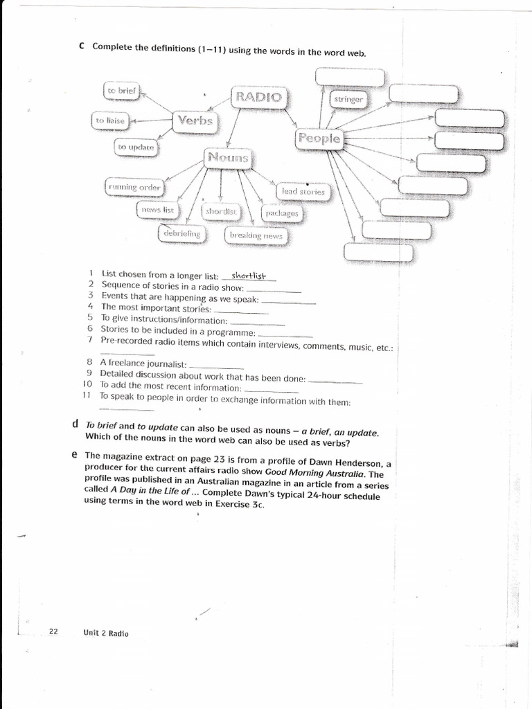 Radio Vocabulary Diagram 6 | PDF