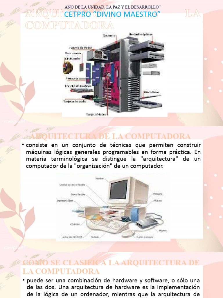 Arquitectura de La Computadora Termino | PDF | Tecnología e ingeniería