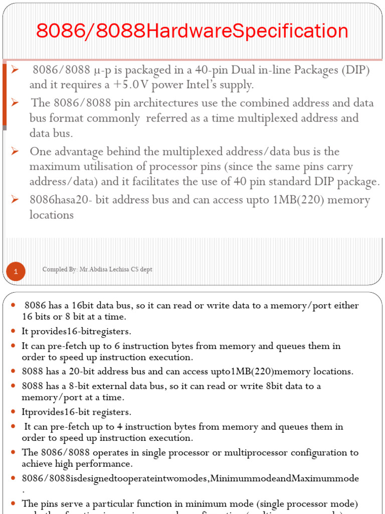 HW Specification ch5-7 | PDF | Central Processing Unit | Computer Data Storage