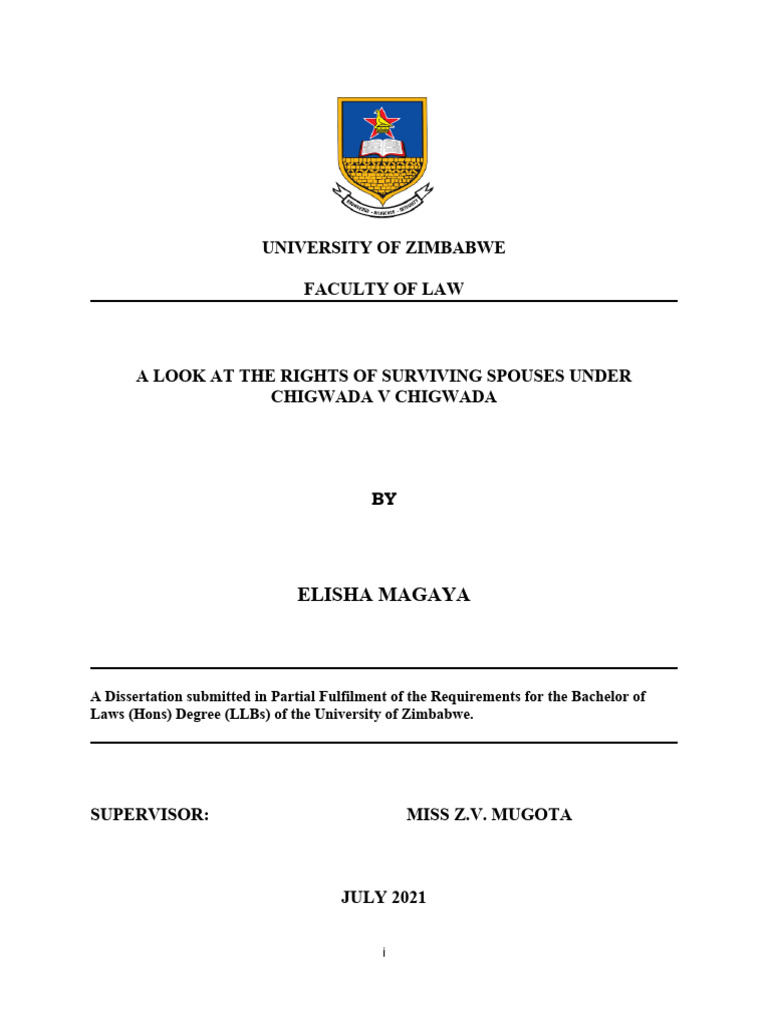 Elisha Magaya Final | PDF