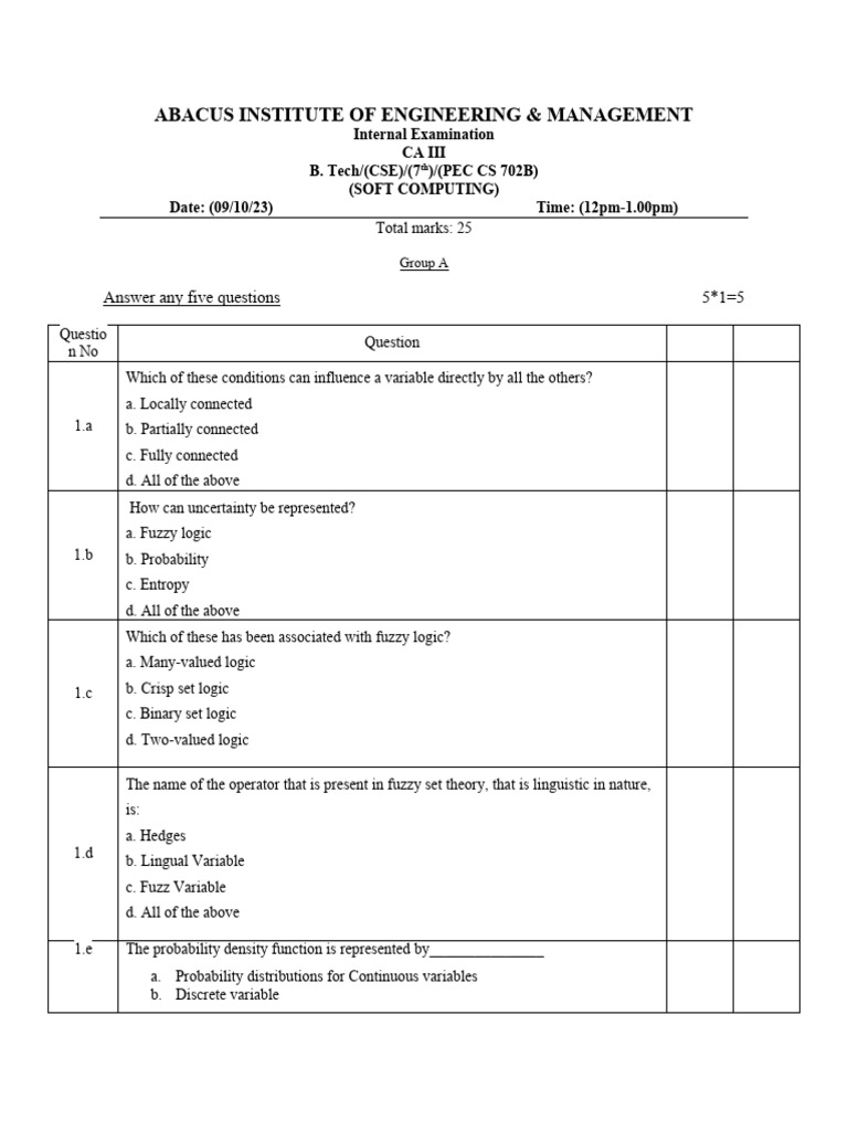 Soft | PDF | Fuzzy Logic | Logic