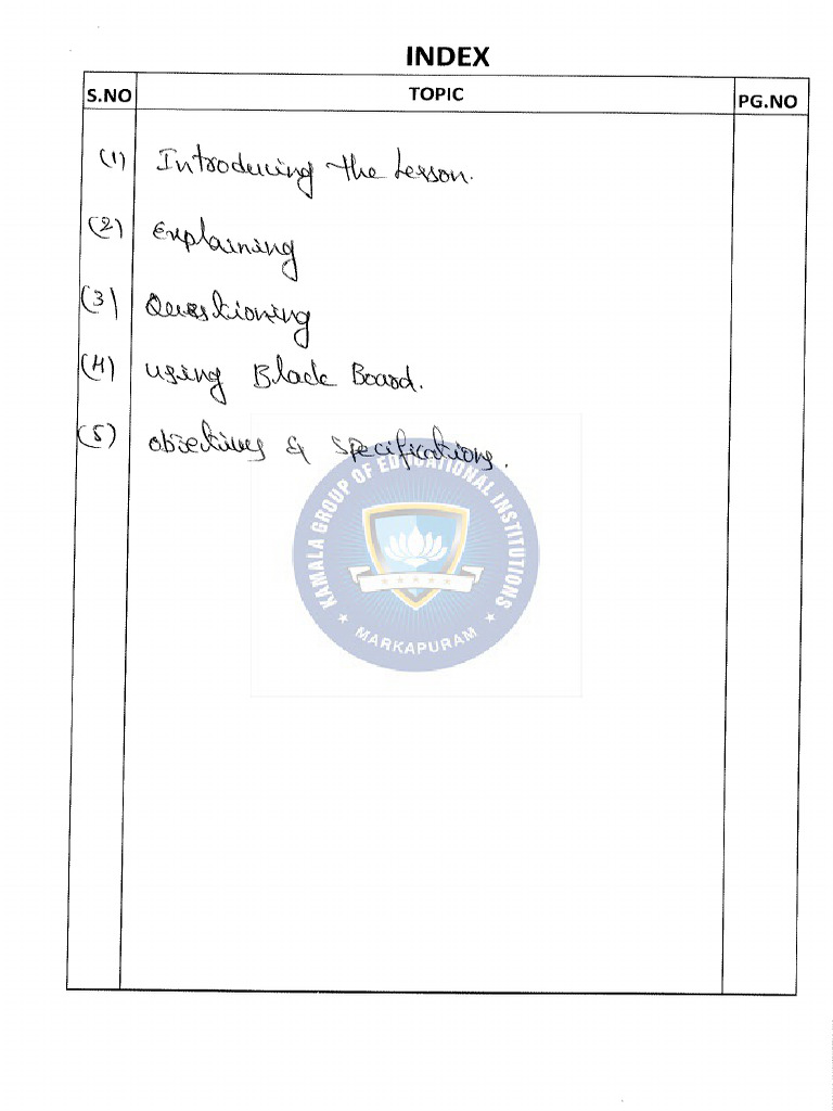 2nd Sem Micro Teaching Record - Social Science | PDF