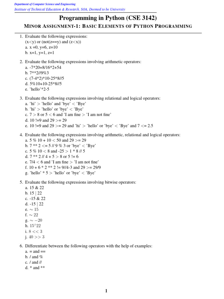 PIP Minor Assignment-1 | PDF
