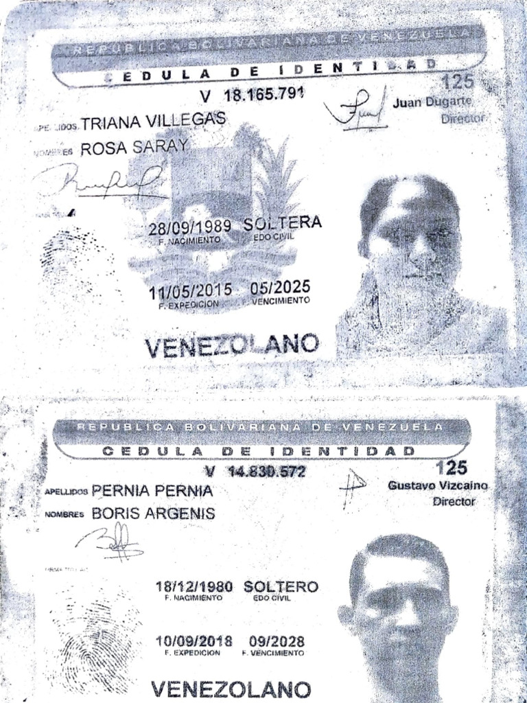 copias de cedula rosa y rif | PDF