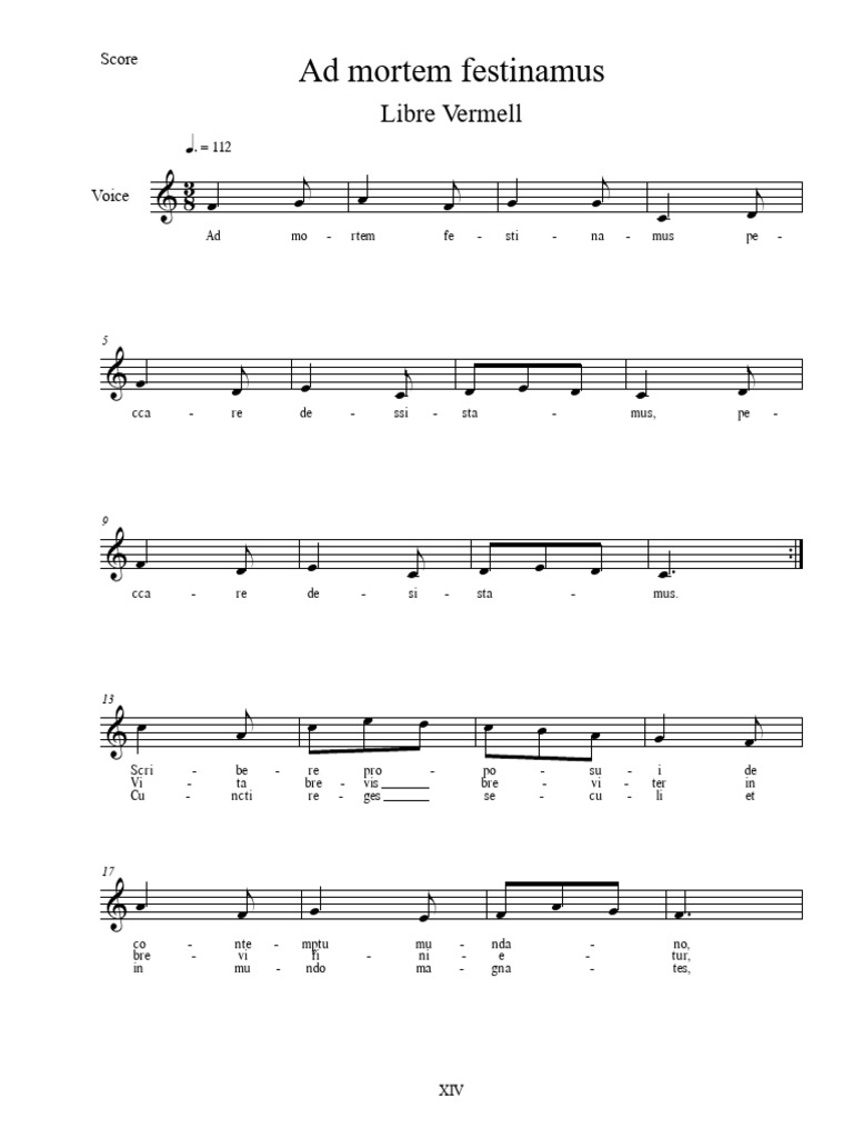 Ad Mortem Festinamus 1 | PDF