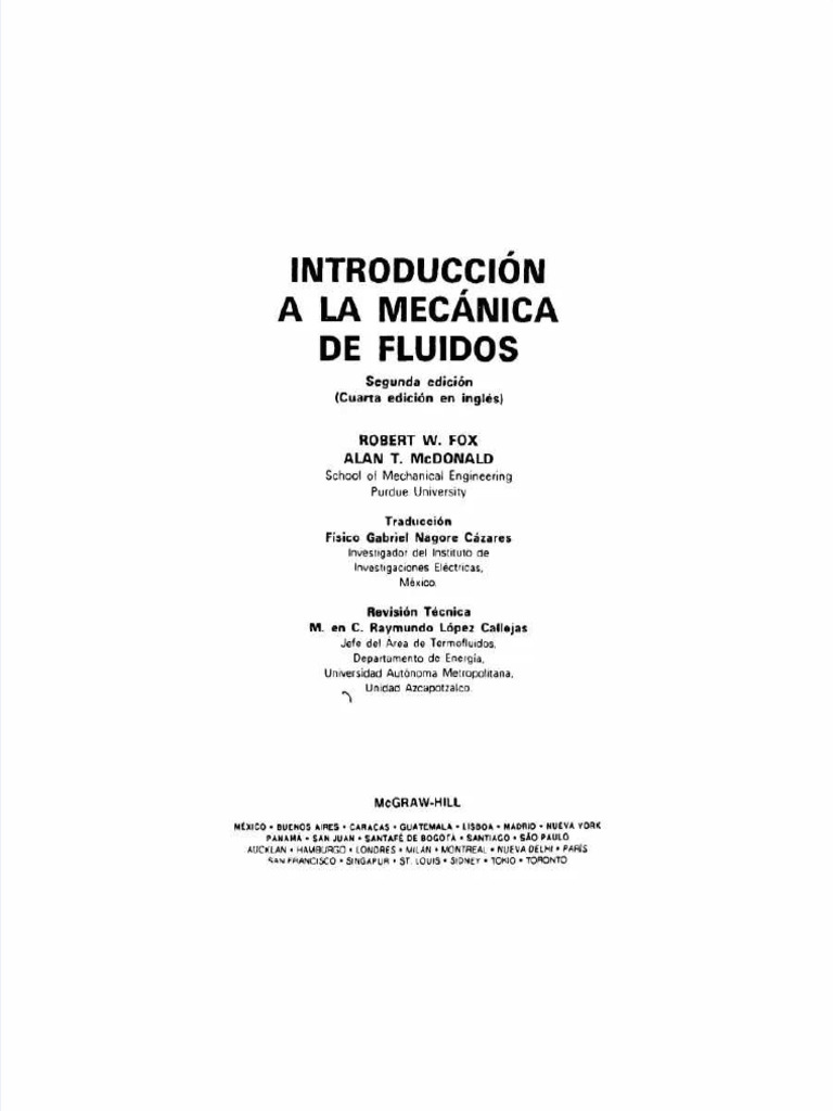 Introduccion A La Mecanica de Fluidos | PDF | Fluido | Materia suave