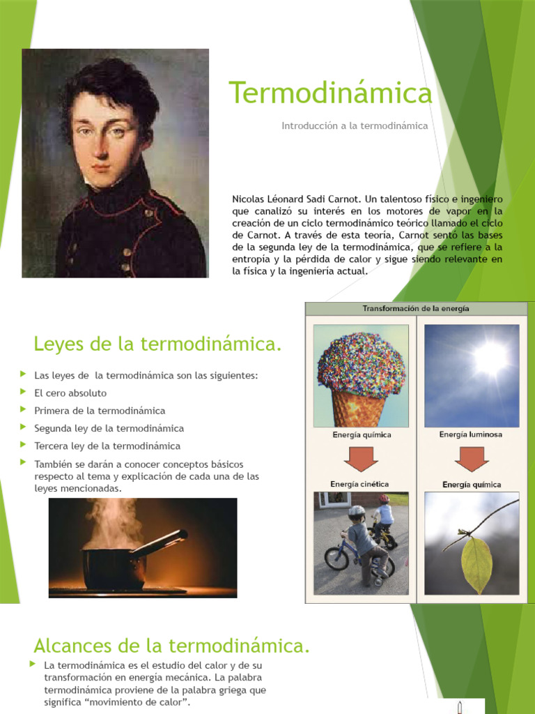 Clase 2 Leyes de Termodinámica | PDF | Termodinámica | Temperatura