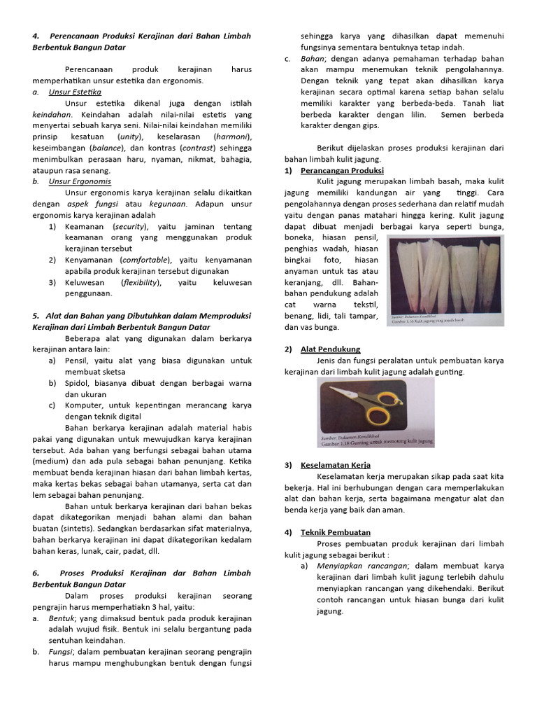 PKWU XI (KM) Unit 1, Part3 | PDF | Griya & Taman