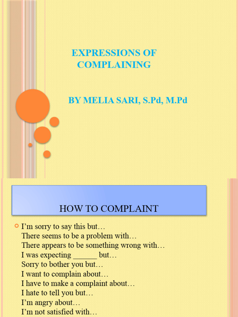 0000000022-12-Akt20212105-2021-Ks3a-03-Expression of Complaining | PDF
