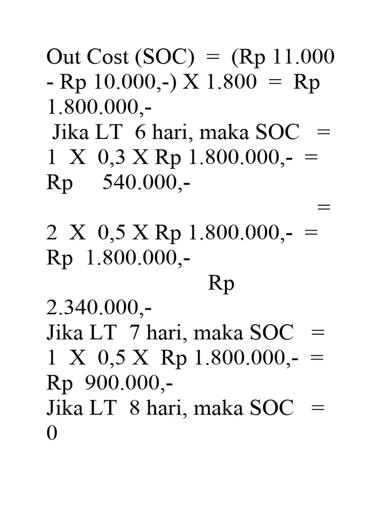 Soal Manaj Persediaan Ok | PDF