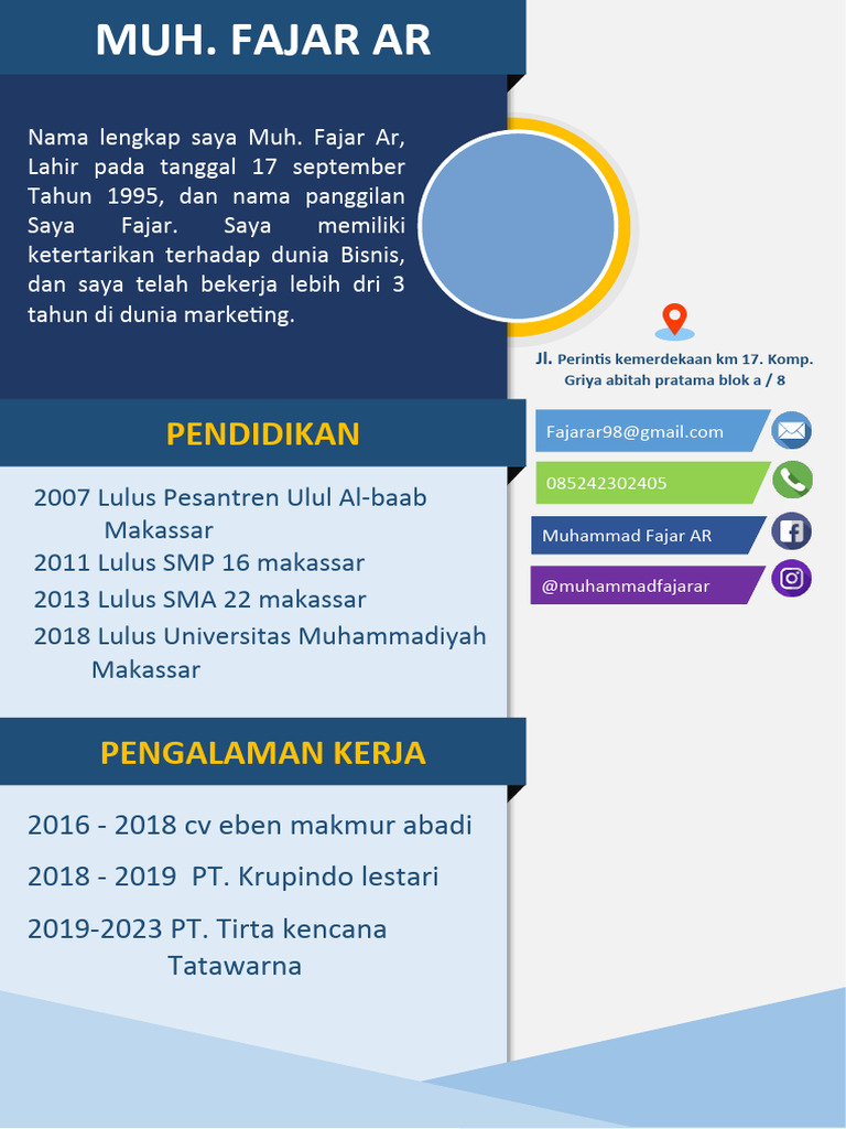 Contoh CV 2 | PDF