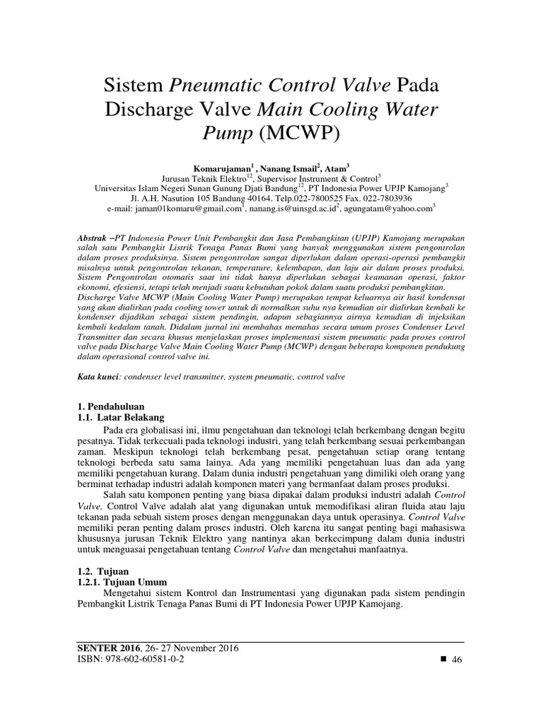 Control Valve Pdf
