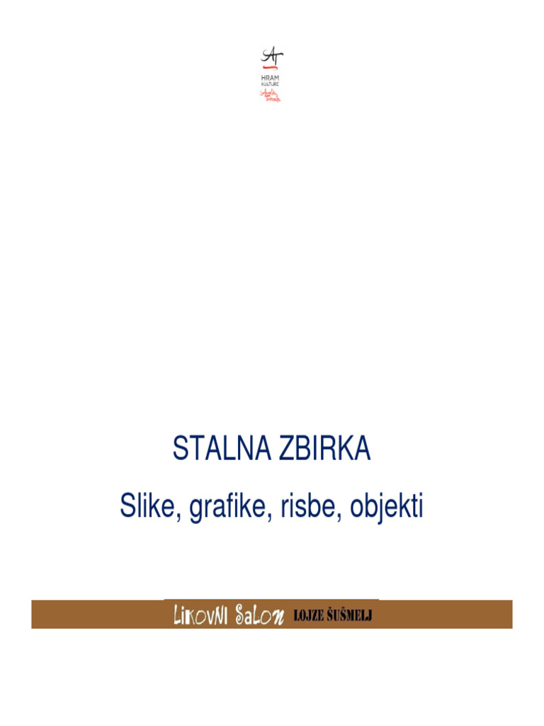 Stalna Zbirka - Slike, Grafike, Risbe, Objekti | PDF
