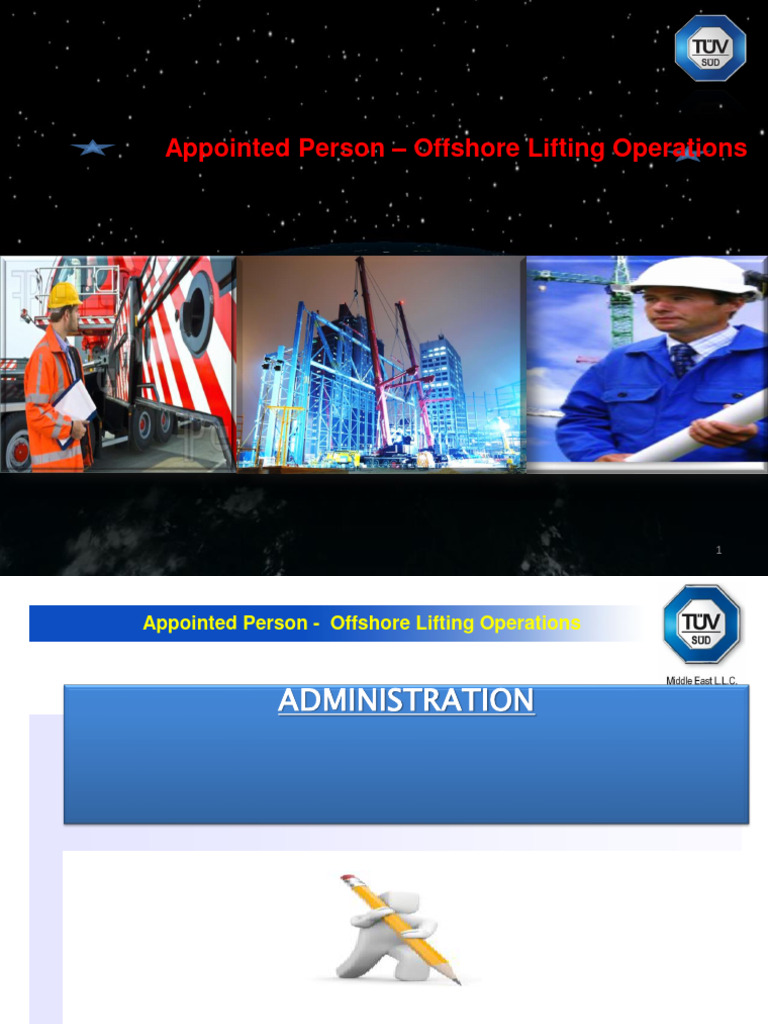 Offshore - Appointed Person Lifting New | PDF