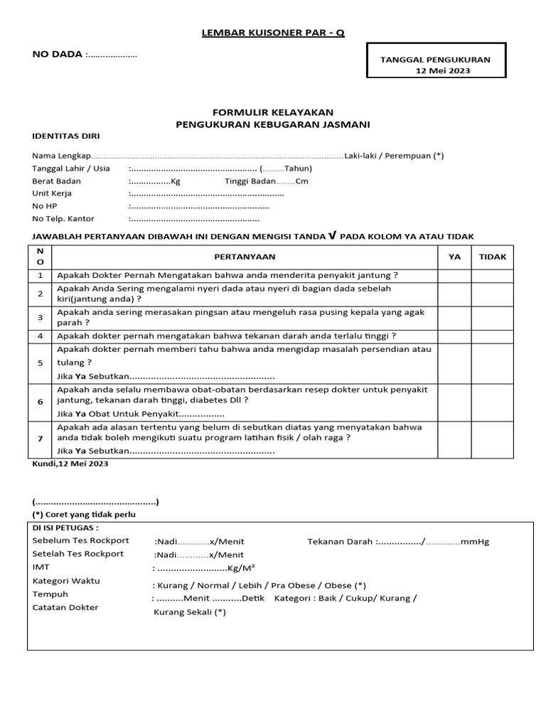 Lembar Par Q, KMB, KPL | PDF