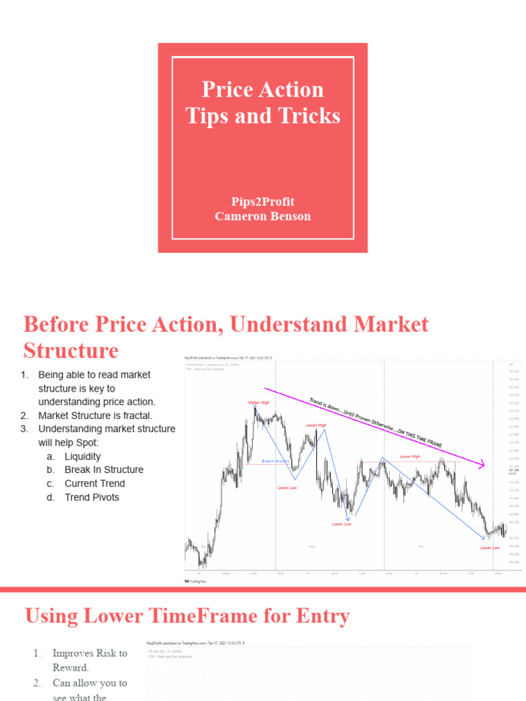 Price Action Tips and Tricks | PDF | Market (Economics) | Financial Markets