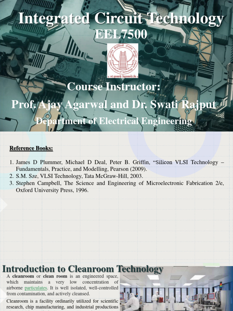 Integrated Circuit Technology - Lecture3 - 7th Aug | PDF ...