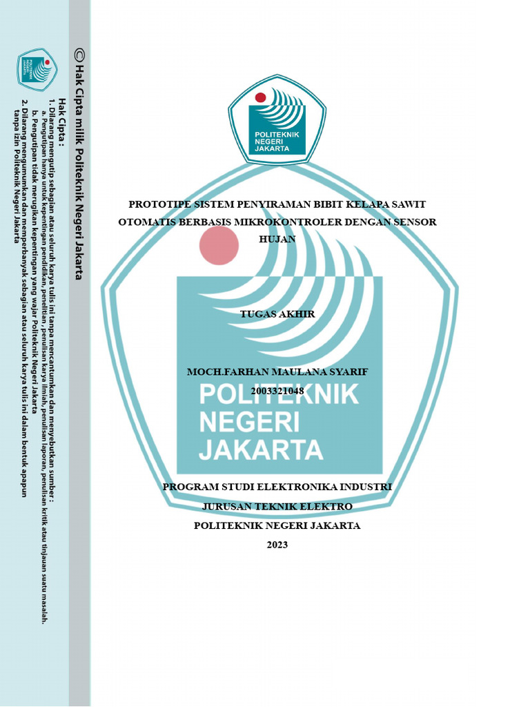 Awal, Bab 1, Bab 5, Lampiran | PDF