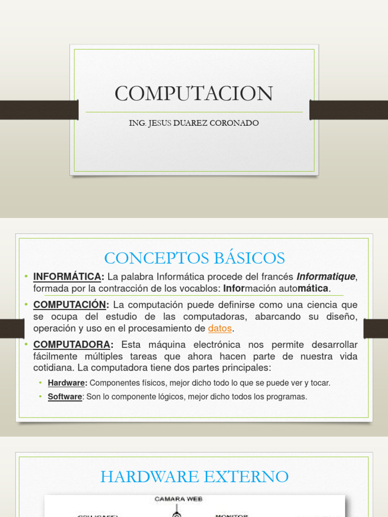 Conceptos Básicos de Computación | PDF