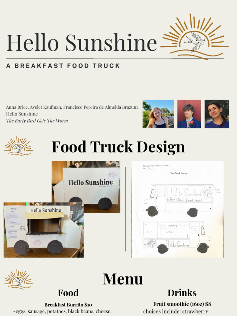 Food Truck Project | PDF