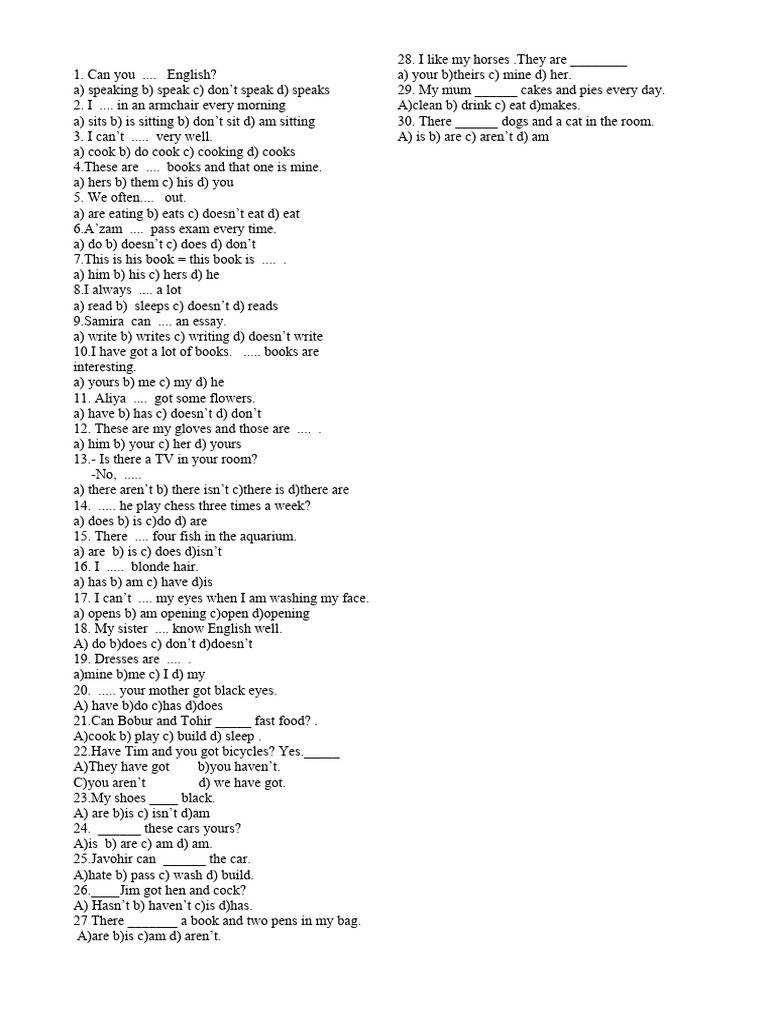 10-Sinf 1-Variant | PDF