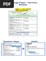 Silk Factory Language Paper 1 Guide | PDF | Question | Grammar