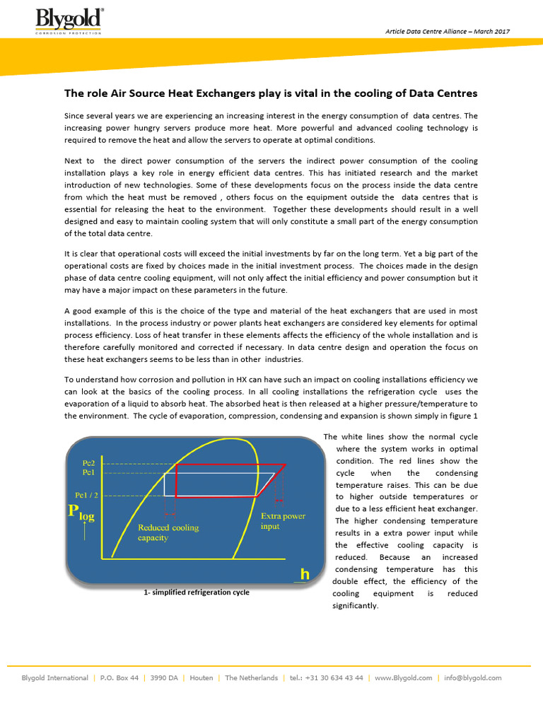 Blygold Data Center Condenser Coating | PDF