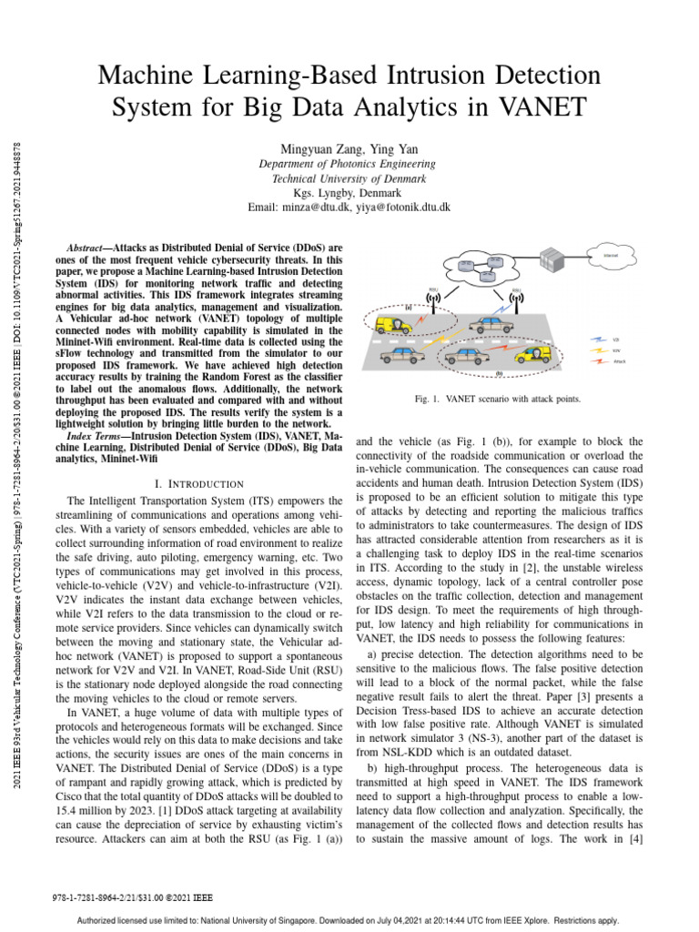 Machine Learning-Based Intrusion Detection System For Big Data ...