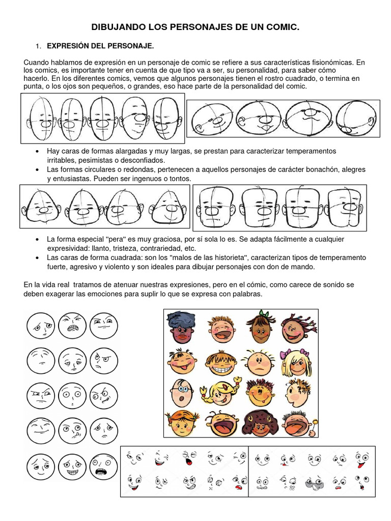 DIBUJANDO-LOS-PERSONAJES-DE-UN-COMIC | PDF