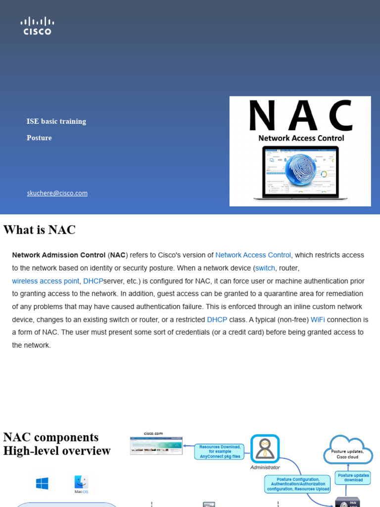 Cisco ISE NAC Training Guide | PDF