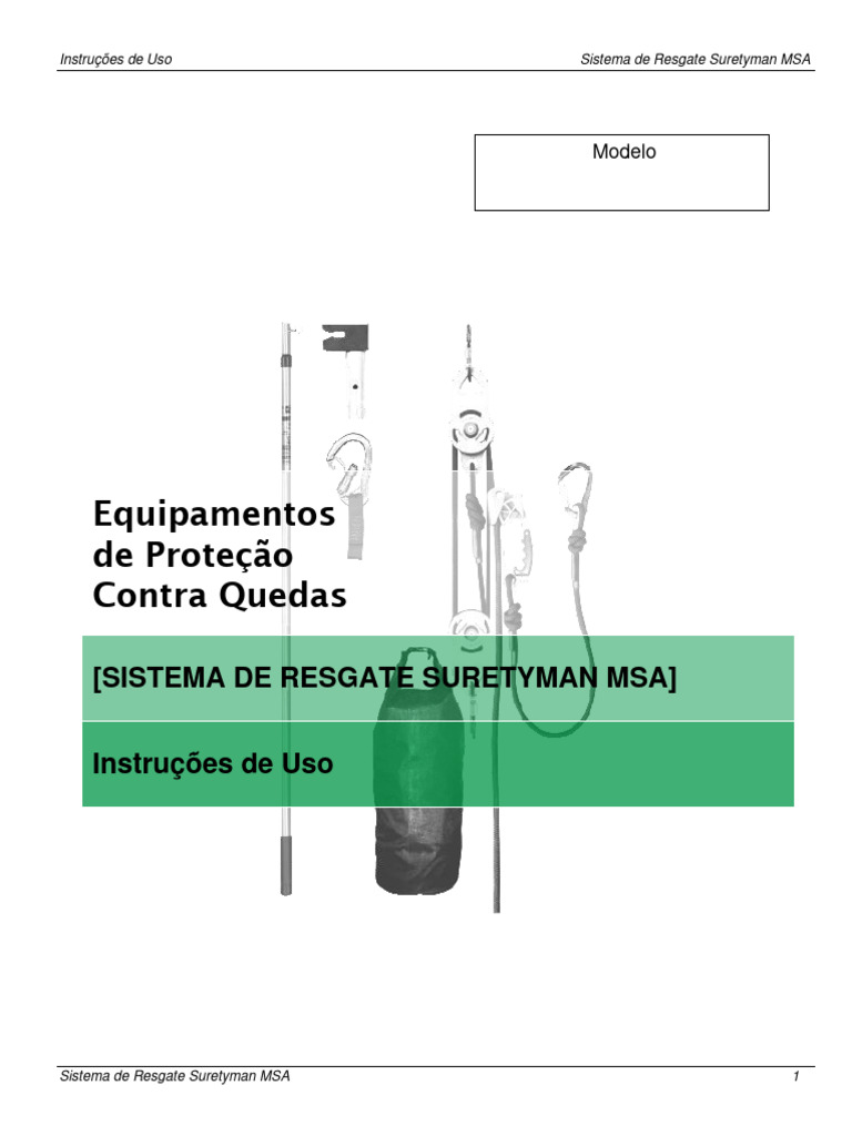 SISTEMA DE RESGATE - Manual Kit Resgate | PDF