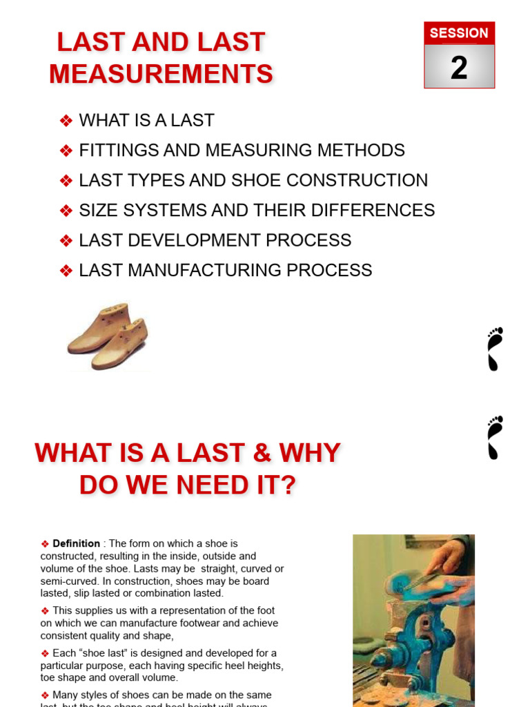 Optimized Lasts and Last Measurememts | PDF