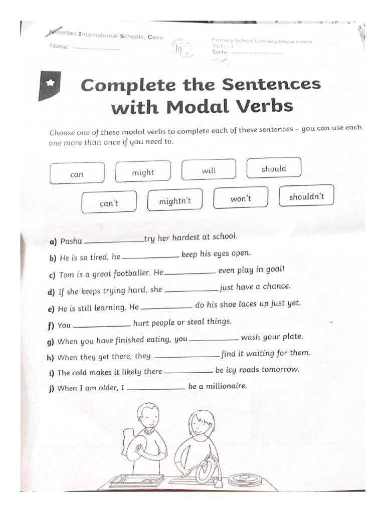 Complete The Sentences | PDF