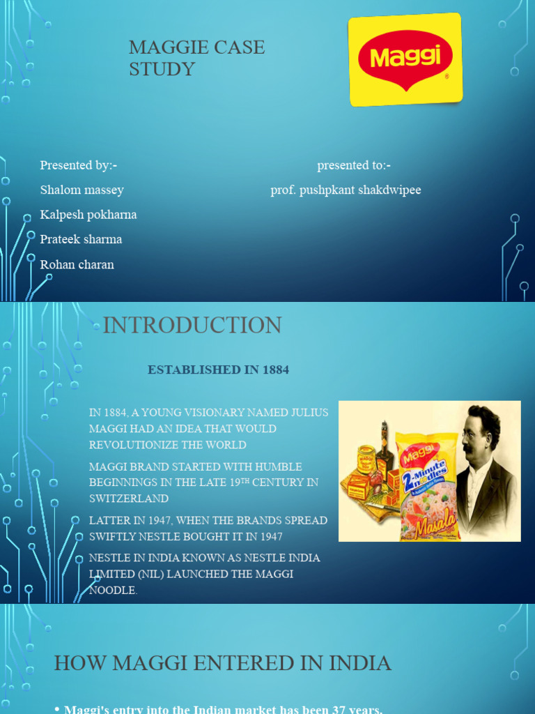 Maggi Case Study | PDF | Cooking, Food & Wine